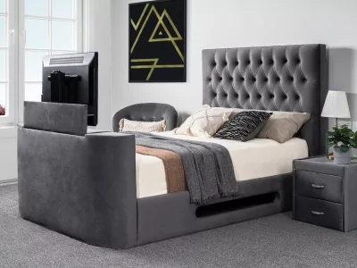 Double bed with tv included store