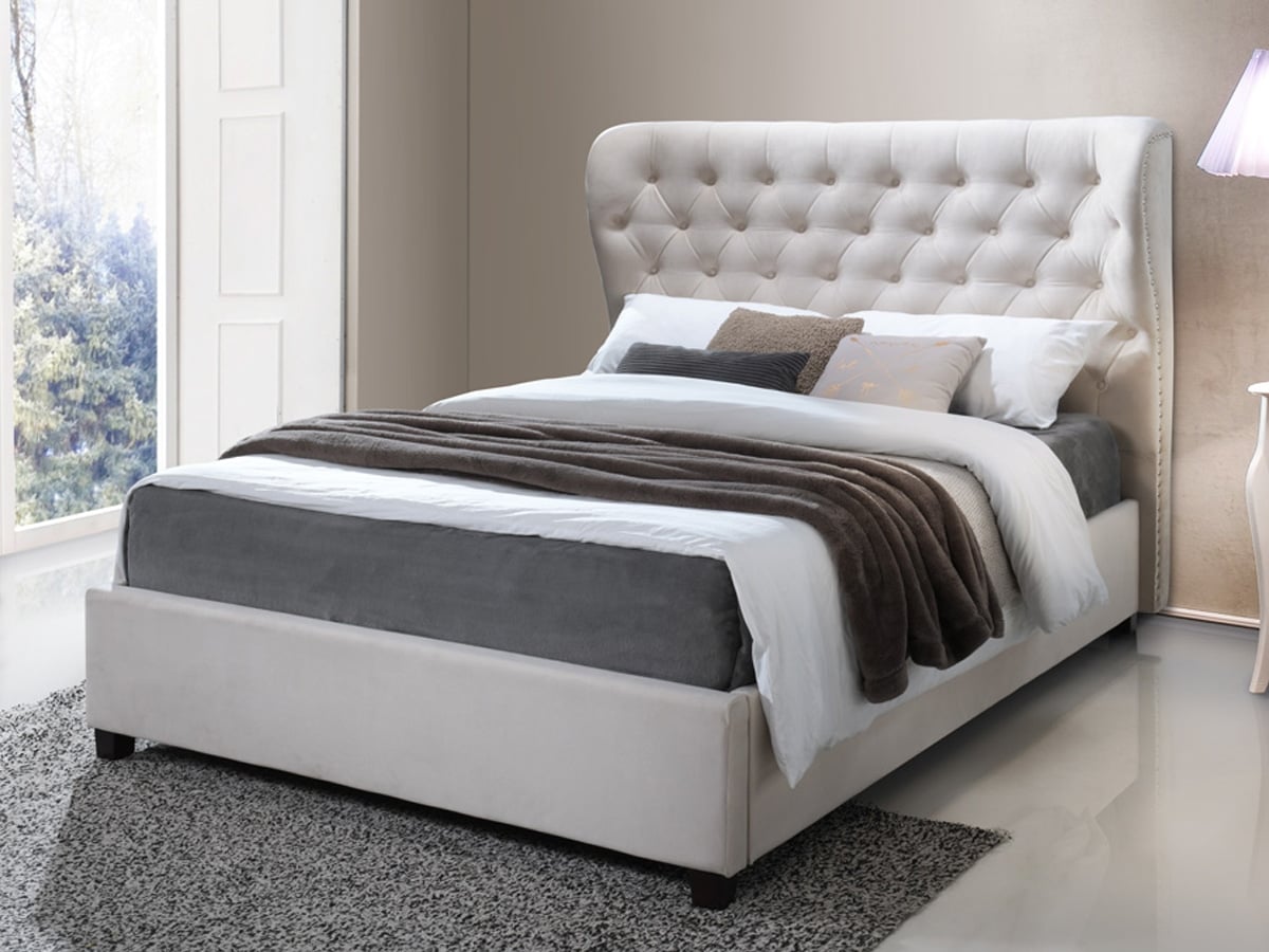 Infinity Bed Frame In Cream