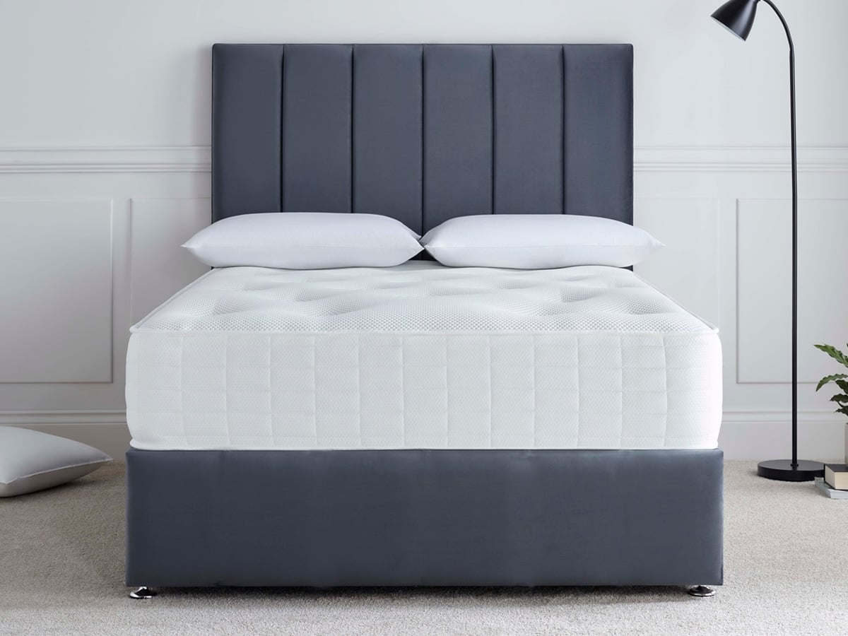 Giltedge Beds Wool Luxury 1500 Single Divan Bed